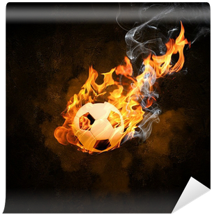 Download Pelota De Gutbol Con Fuego - Full Size PNG Image - PNGkit