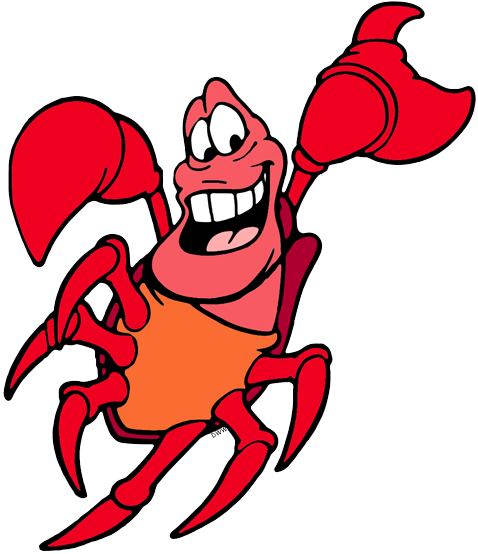 Download Sebastian The Crab Png Banner Transparent Library - Sebastian ...