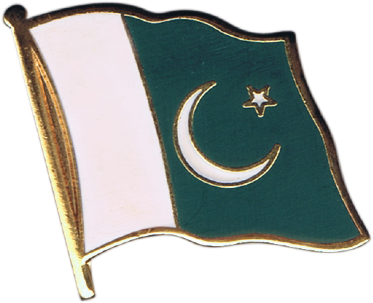 Download Pakistan Flag Pin, Badge - Pakistan Flag Badge Png - Full Size ...