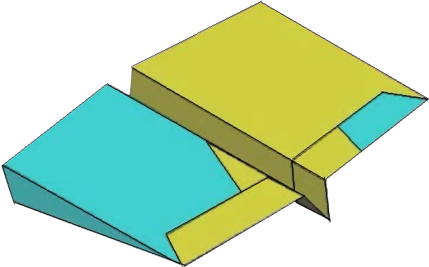 Download Simple Paper Airplane - Slope - Full Size PNG Image - PNGkit