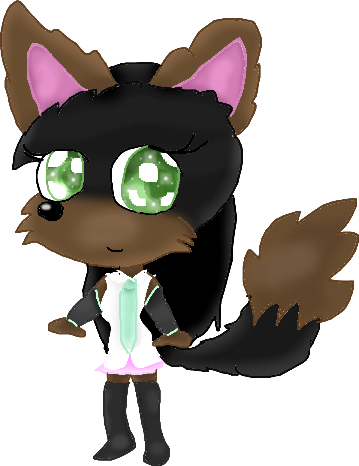 Download Alishas Aj Wolf - Cartoon - Full Size PNG Image - PNGkit