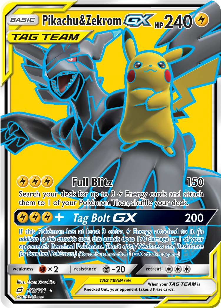 Download 01 Of - Tag Team Pokemon Cards - Full Size PNG Image - PNGkit