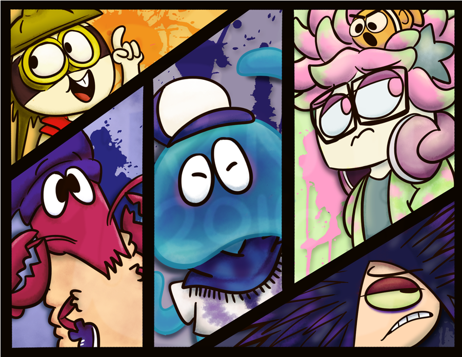 Download Splatoon Shopkeepers Mini Print - Cartoon - Full Size PNG ...