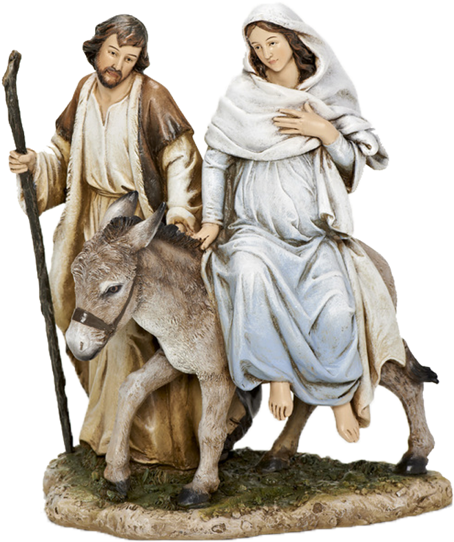 Download Roman Mary And Joseph - Mary Riding Donkey To Bethlehem - Full ...