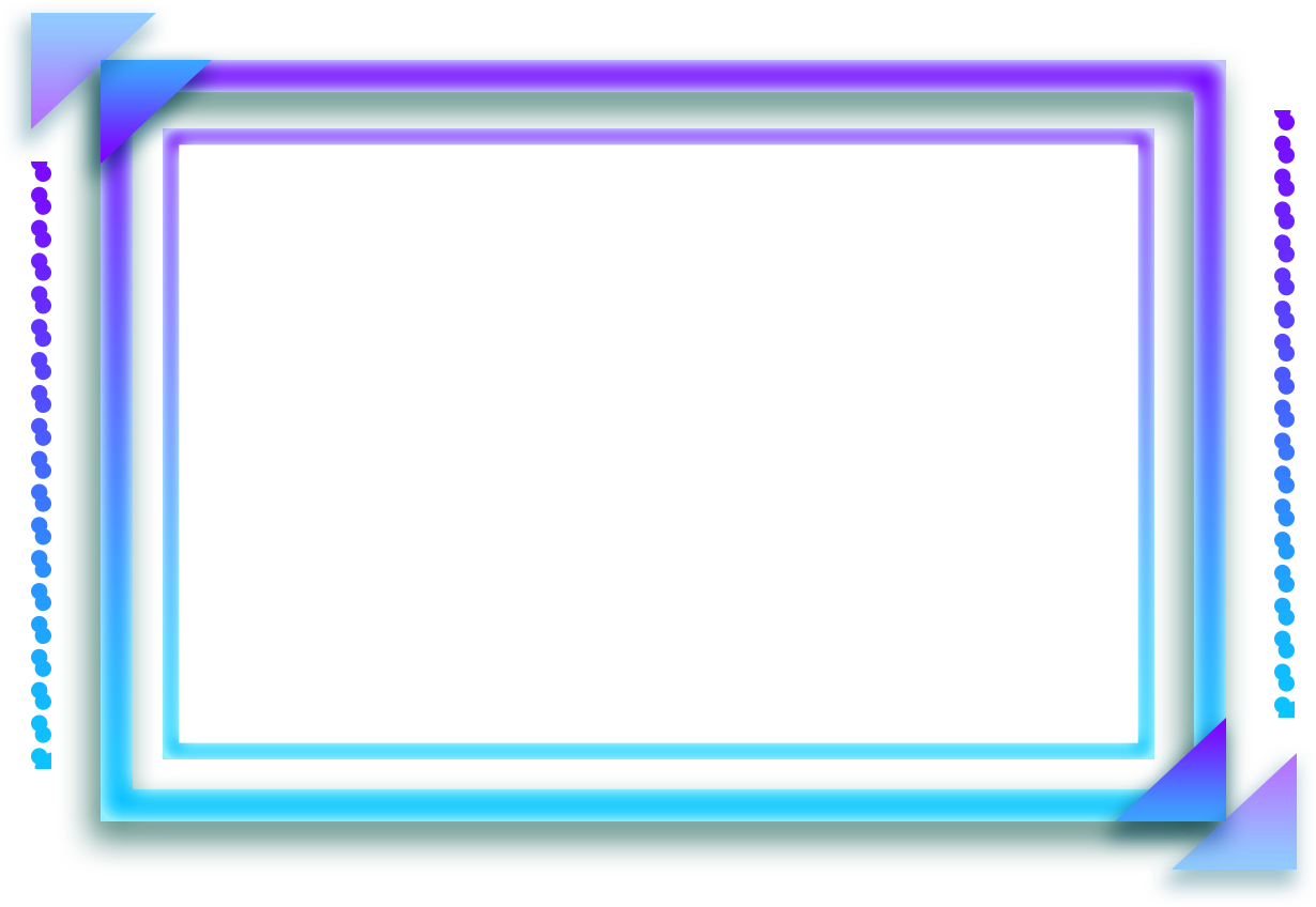 Download Tech Wind Border Gradient Rectangle Png And Psd - Display ...