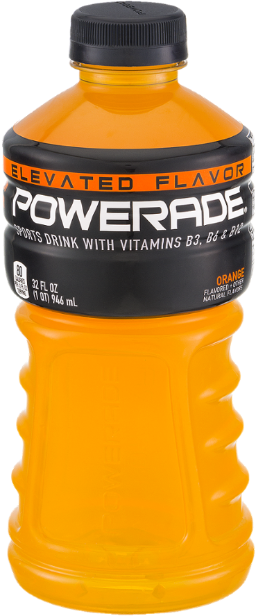 Download Transparent Powerade Elevated Flavor Orange, 32 Oz - Powerade ...