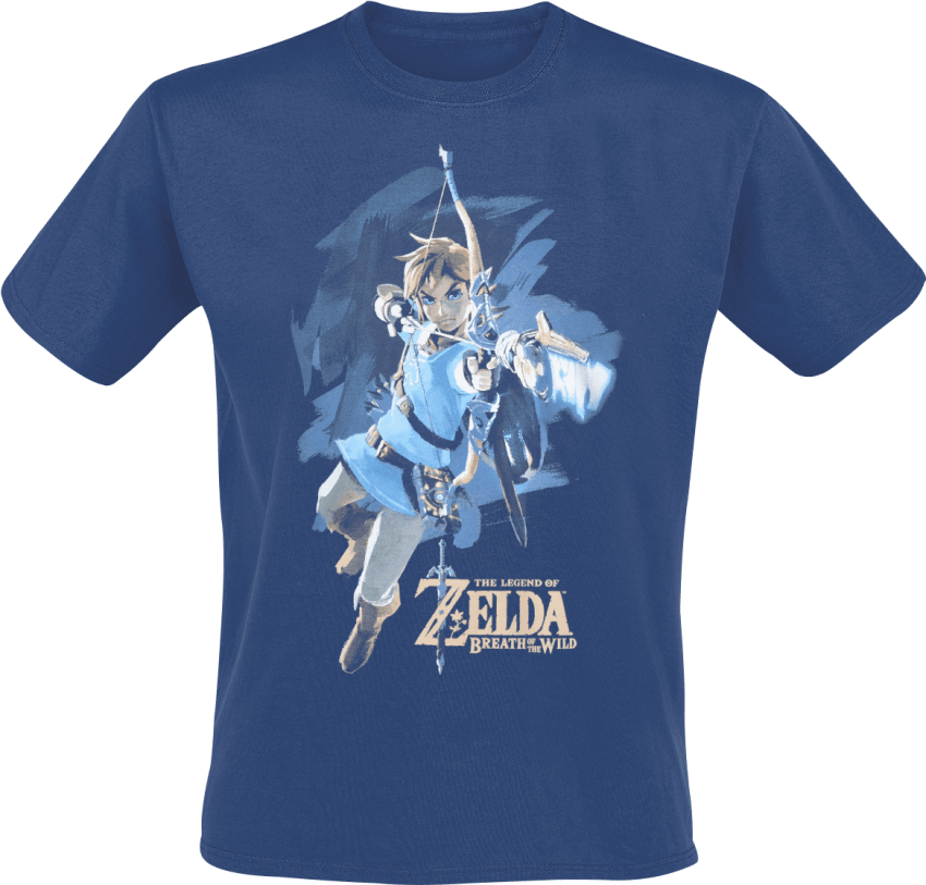 Download Free Png Download Zelda Breath Of The Wild T Shirt - Botw Link ...
