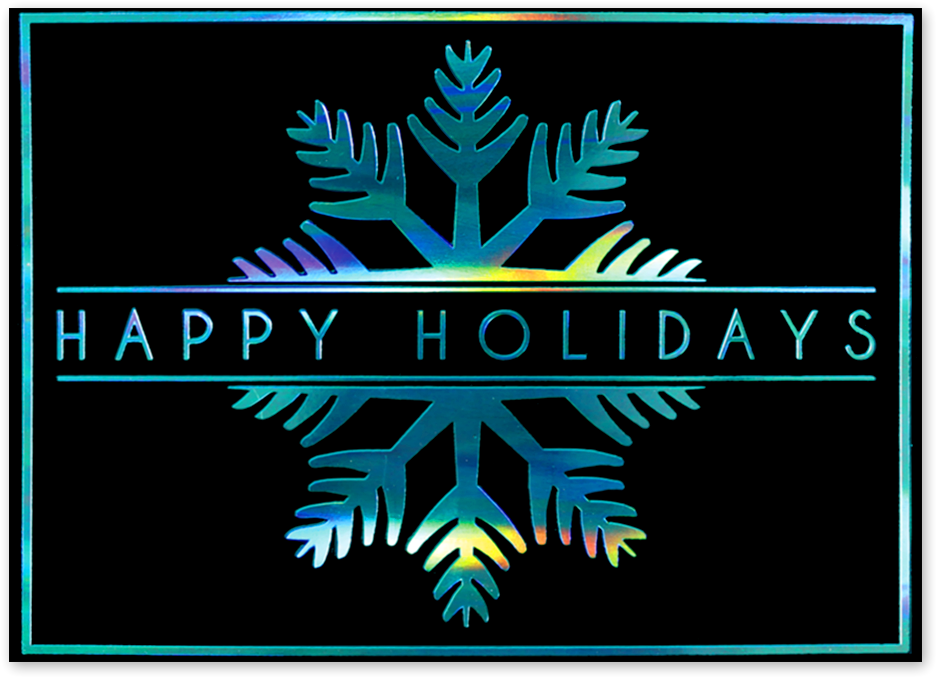 Download Picture Of Blue Snowflake Greeting Card - Emblem - Full Size ...