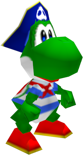 Download 750 X 650 4 - Mario Party 2 Pirate Yoshi - Full Size PNG Image ...