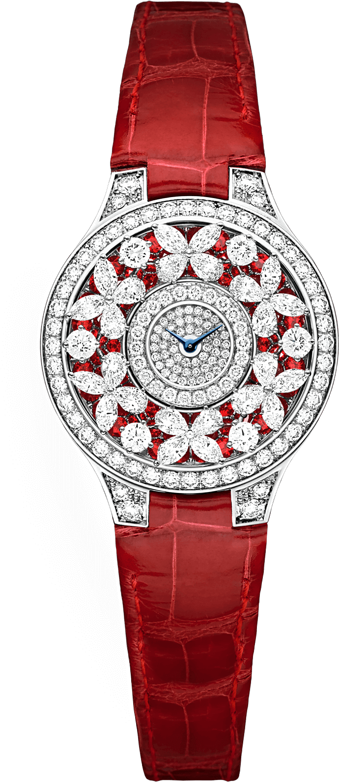 Download A Graff Ladies' Classic Butterfly Diamond On Ruby Watch ...