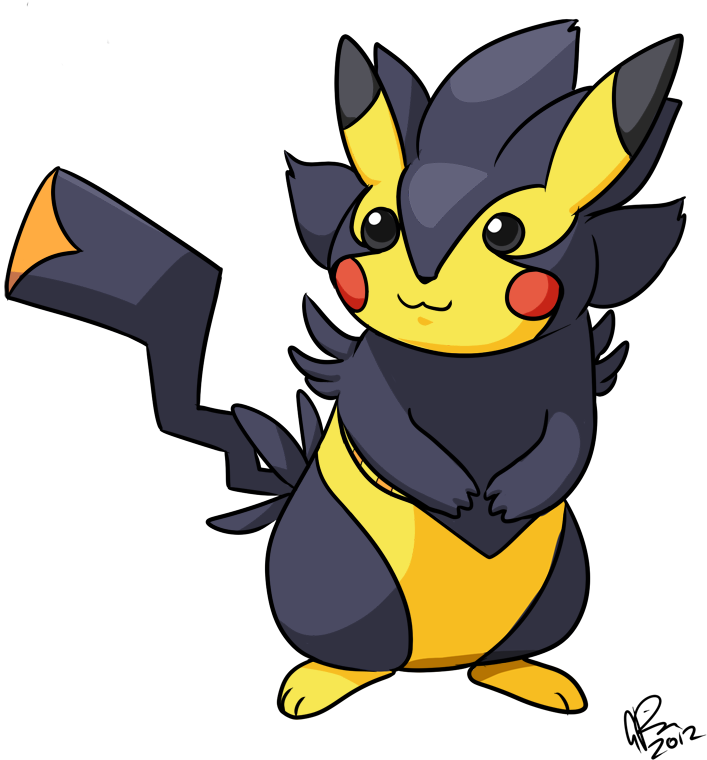 Download Fusion Pokemon - Pikaray - Pikachu And Umbreon Fusion - Full ...