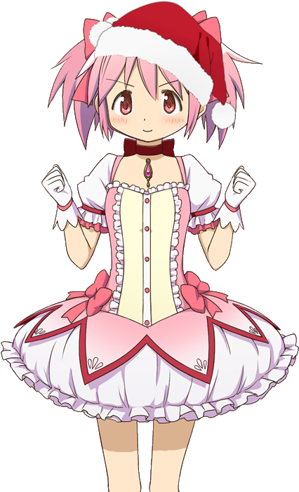 Download Transparent Madoka Santa Hat ~ - Puella Magi Madoka Magica ...