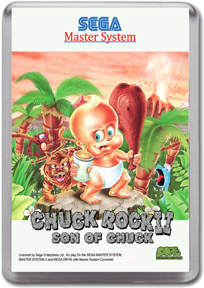 Download Chuck Rock 2 Sega Master System Game Inspired Fridge - Chuck ...