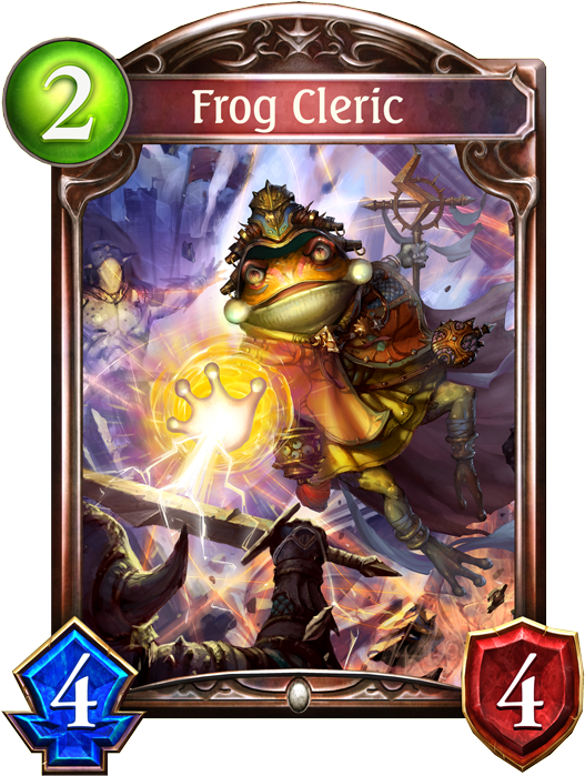 Download Unevolved Frog Cleric Evolved Frog Cleric - Shadowverse Card ...