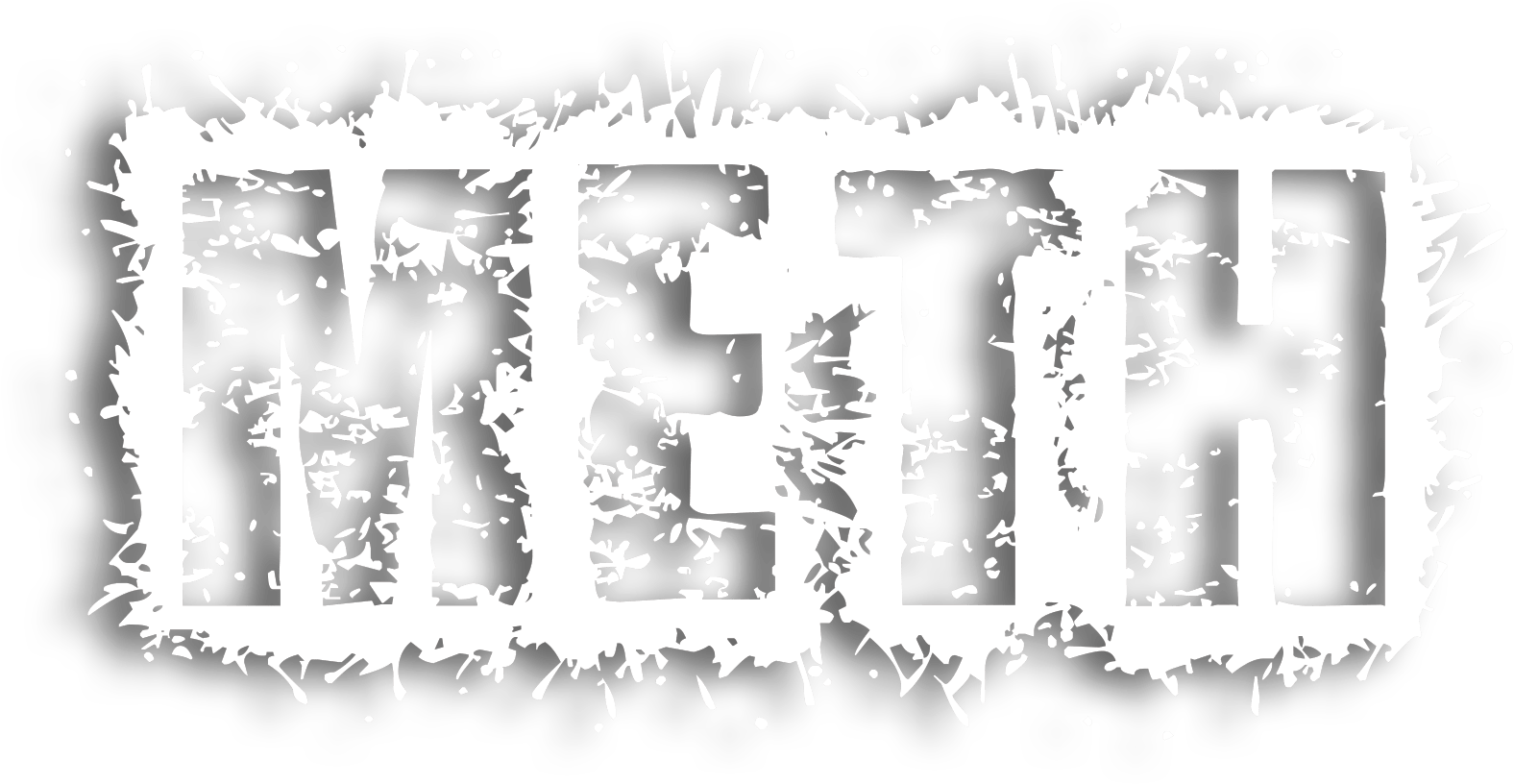 Download Meth Logo White N Clear Meth Logo - Calligraphy - Full Size ...