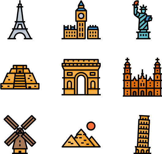 Download Landmarks - Paris Icon Png - Full Size PNG Image - PNGkit