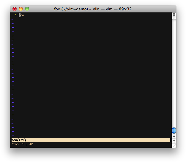 Download This Would Be The Familiar Vim With One File Open View ...