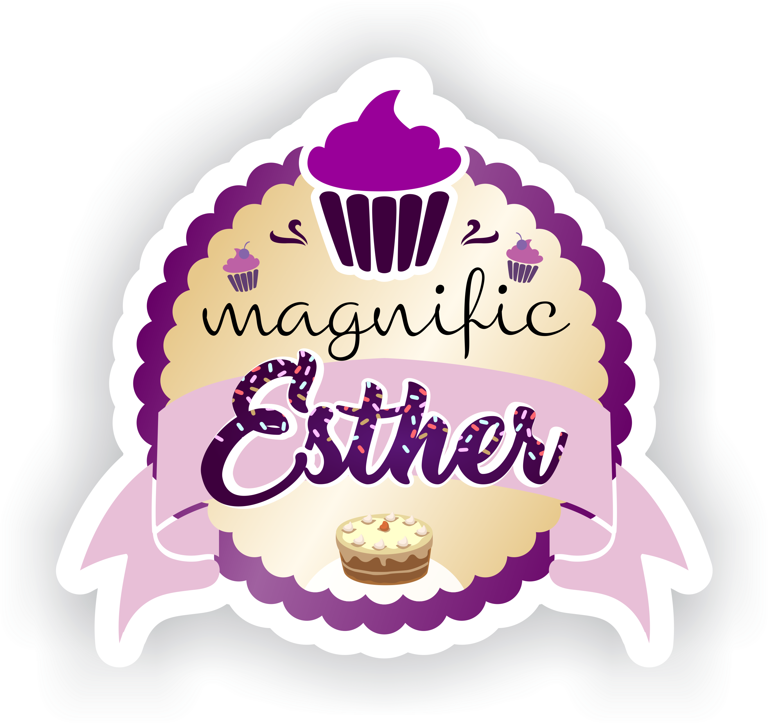 Download Logo Magnific Esther Fundo Transparente - Bakery - Full Size ...