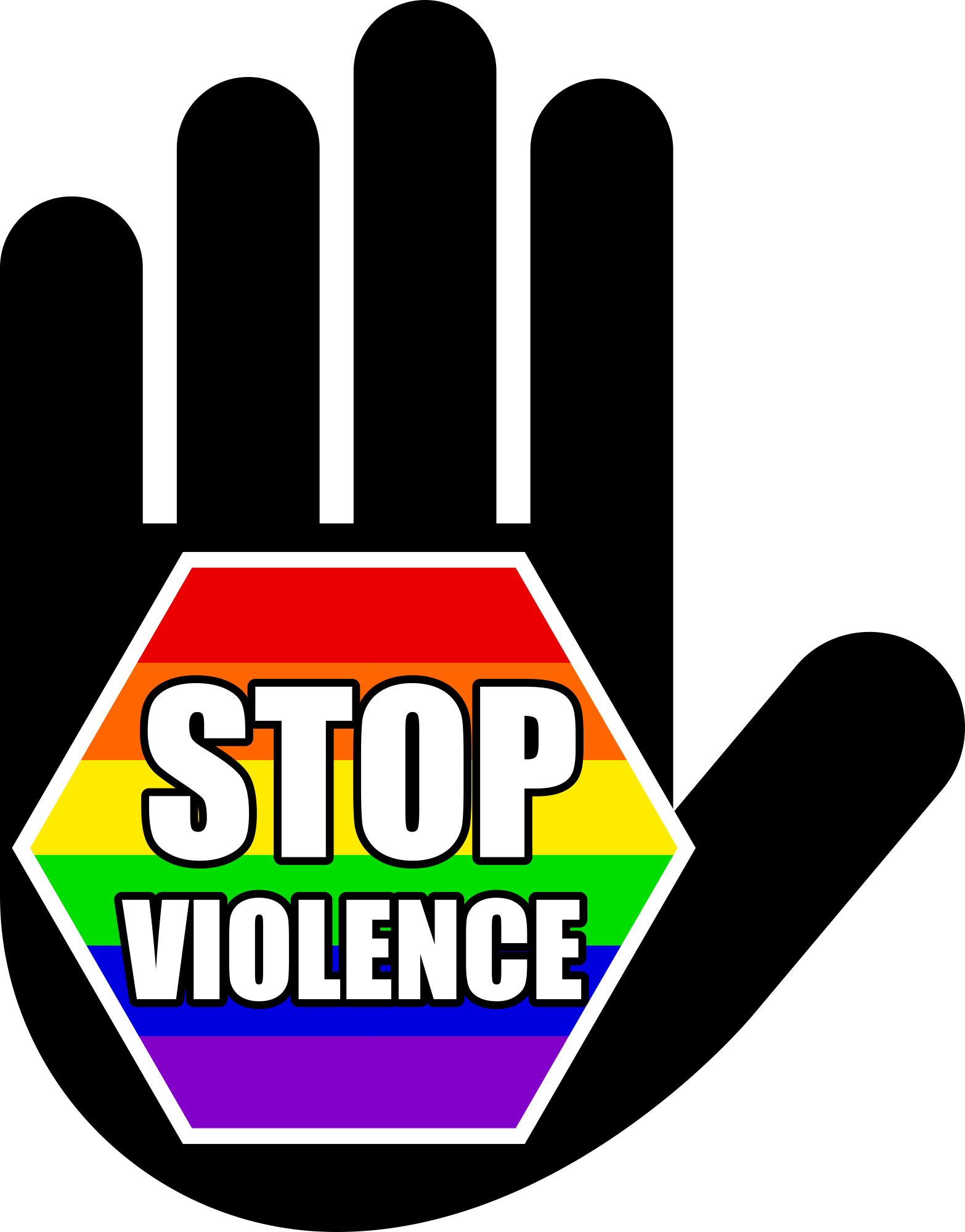 Download Stop Violence Symbol Stop Violence Symbol - Symbols Of No ...