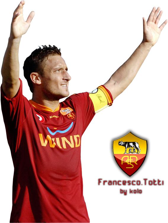 Download Totti 2013 Png - Athlete - Full Size PNG Image - PNGkit