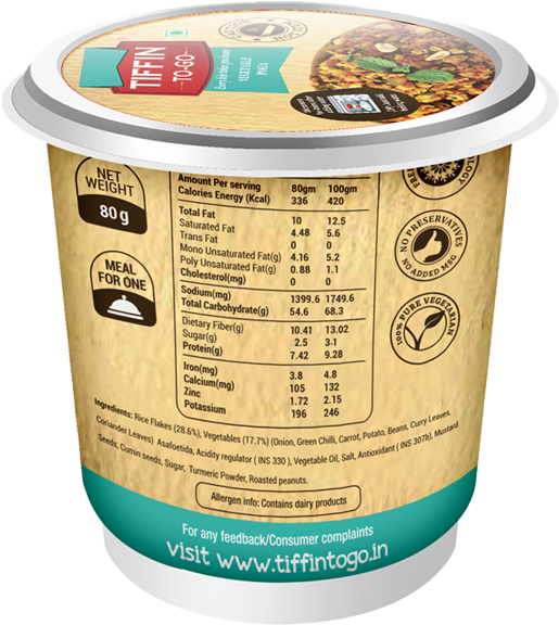 Download Vegetable Poha - Label - Full Size PNG Image - PNGkit