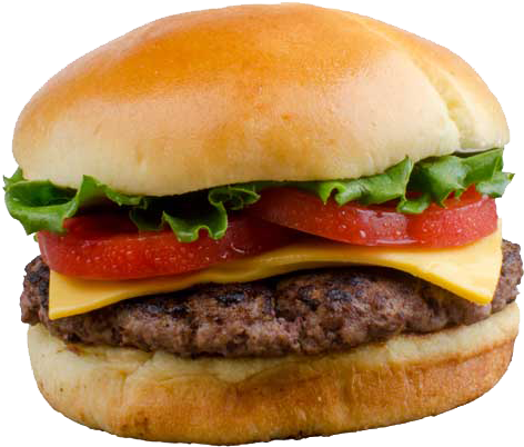 Download Single-burger - Single Cheese Burger Png - Full Size PNG Image ...
