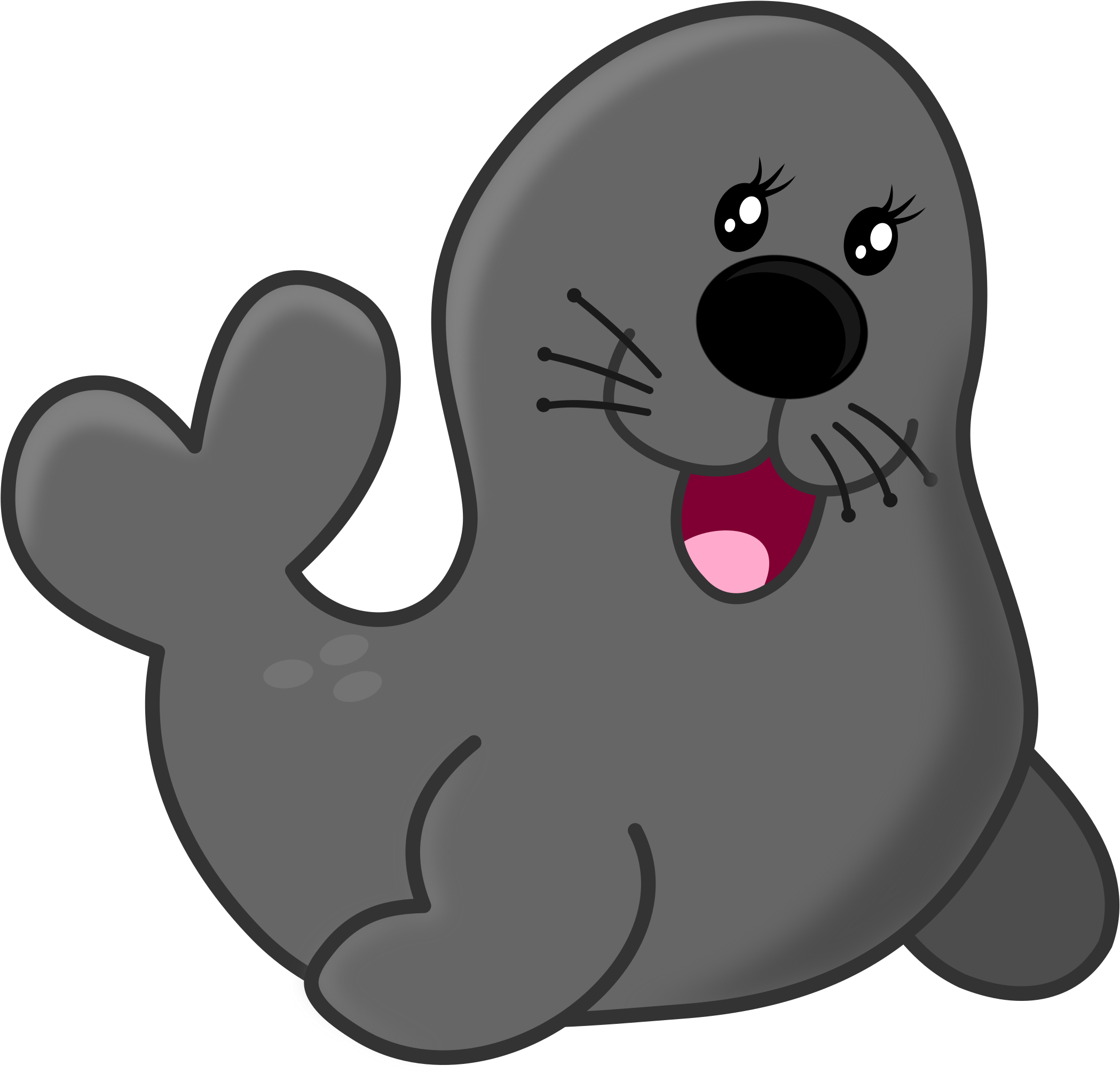 Download Clipart - Foca Clipart - Full Size PNG Image - PNGkit