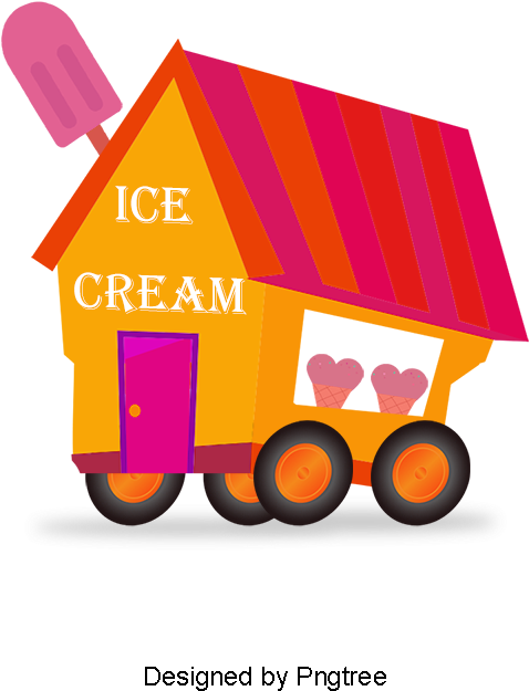 Download Ice Cream Cart Vector, Ice Cream, Ice Cream, Summer - Ice ...