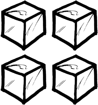 Black And White Ice Cube Clip Art