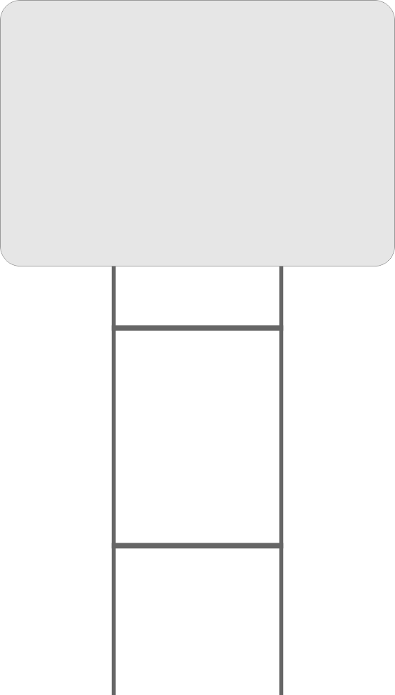 Download Blank Yard Sign - Colorfulness - Full Size PNG Image - PNGkit