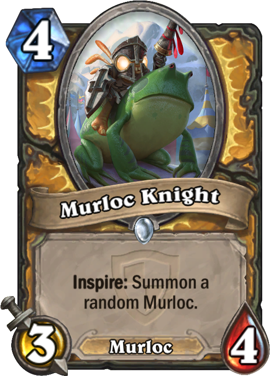 Download Murloc Knight Card - Hearthstone Mech C Thun - Full Size PNG ...
