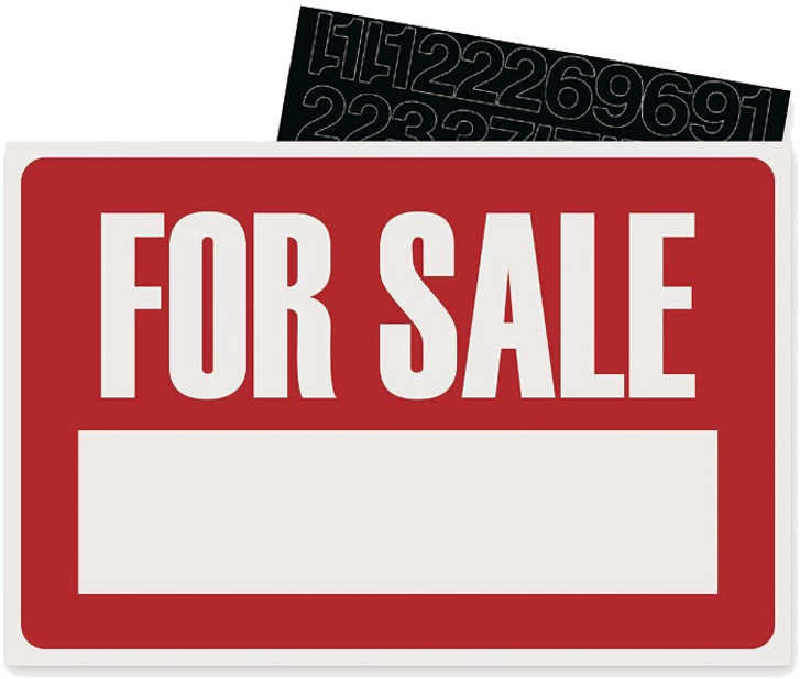 Download Nova Plastic For Sale Sign - Sale Sign - Full Size PNG Image ...