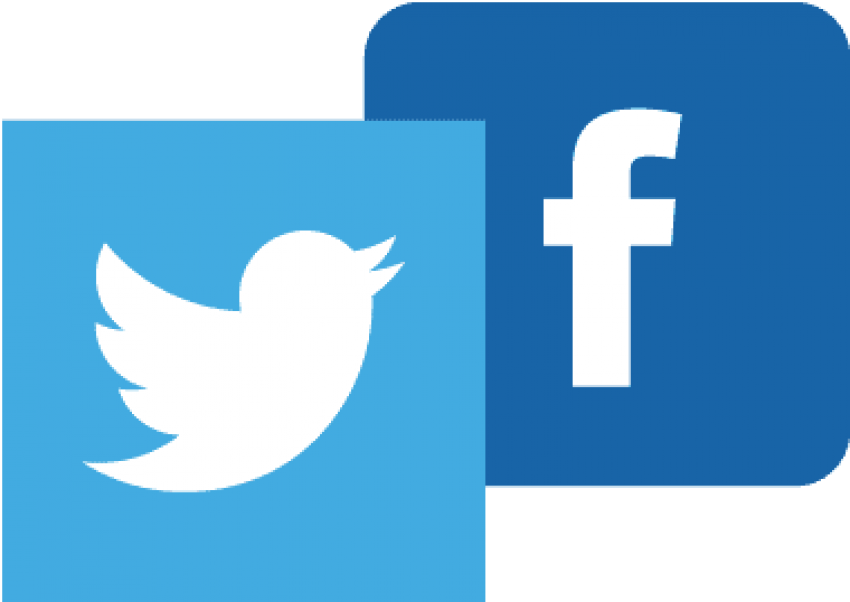 Download Free Png Download Facebook Twitter Logo Png Images - Facebook ...