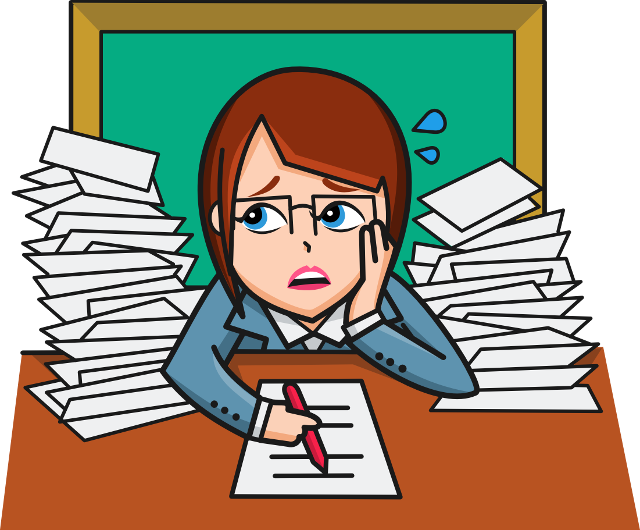Download Frustrated Student Clipart Transparent - Frustrated Teacher ...