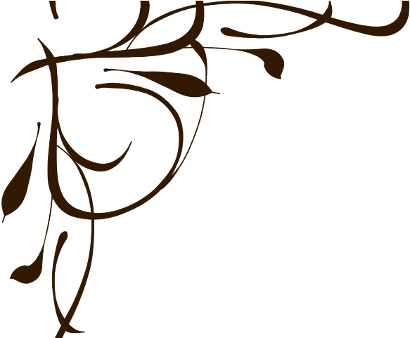 Download Formal Corner Cliparts - Calligraphy Borders For Microsoft ...