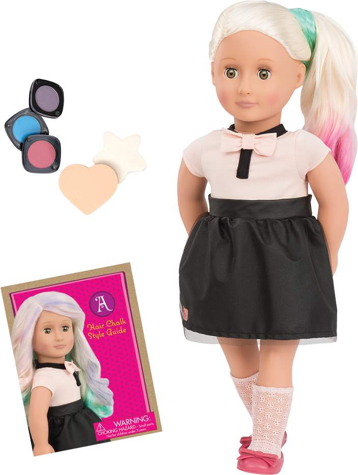 Download Amya 18-inch Hair Chalk Deco Doll - Our Generation Dolls Amya ...