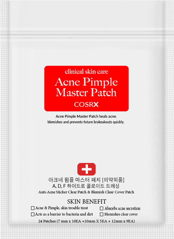 Download Cosrx Acne Pimple Master Patch - Paper - Full Size PNG Image ...