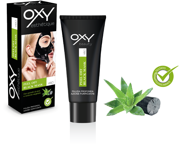 Download Pobm5 - Oxy Esthetique Black Mask - Full Size PNG Image - PNGkit