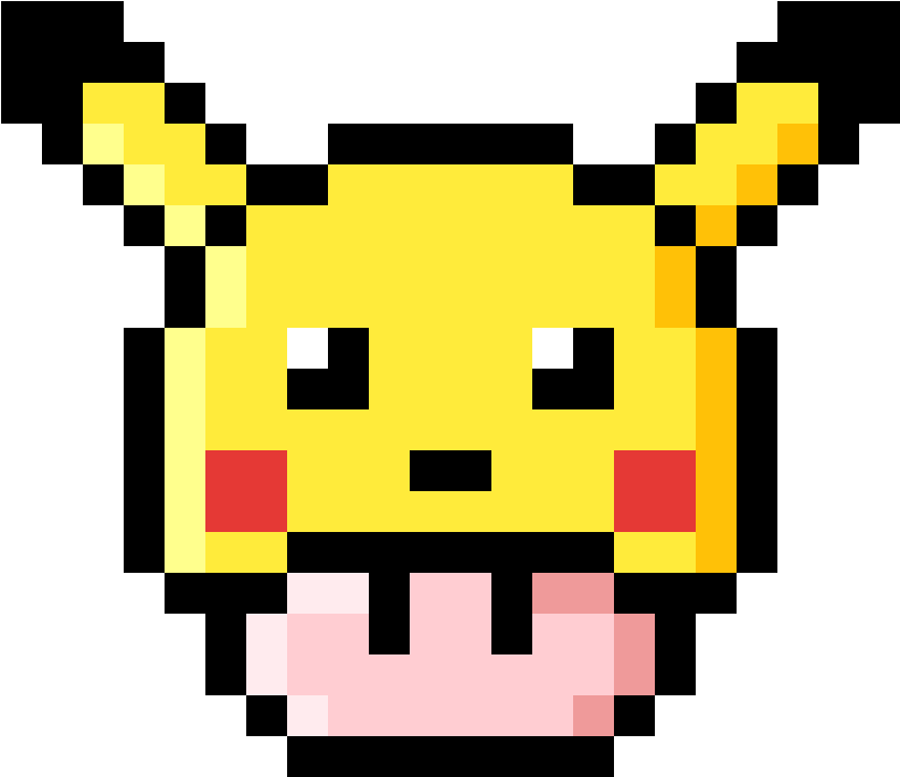 Download Pikachu - Pikachu Pixel Art - Full Size PNG Image - PNGkit