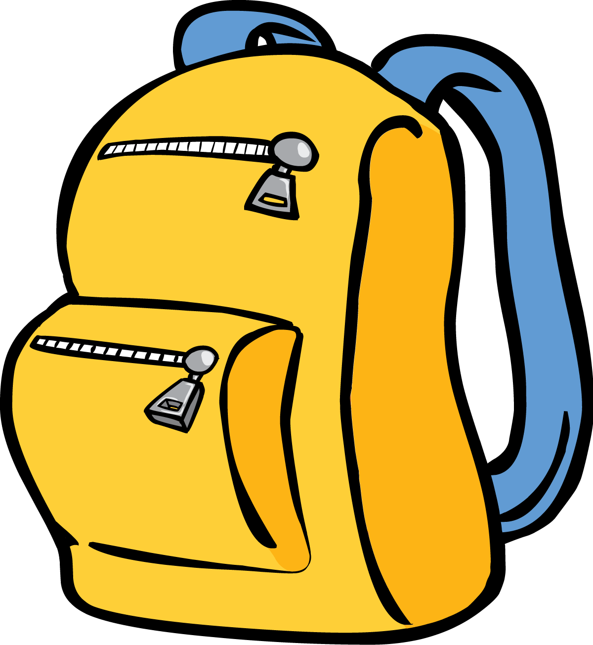 Download Backpack Clipart Yellow Backpack - Yellow Backpack Clipart ...