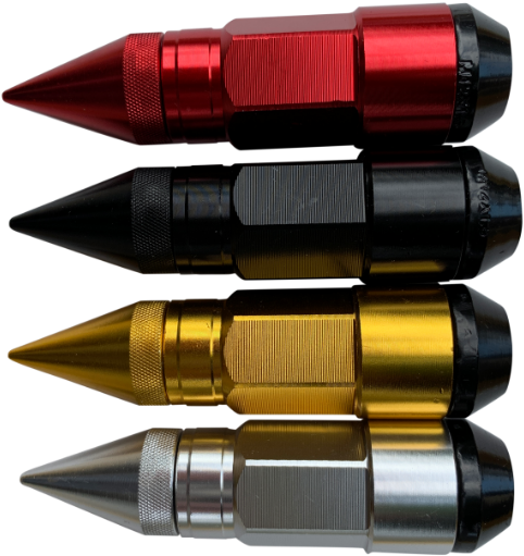 Download Spike Style Lug Nut Colors - Bullet - Full Size PNG Image - PNGkit