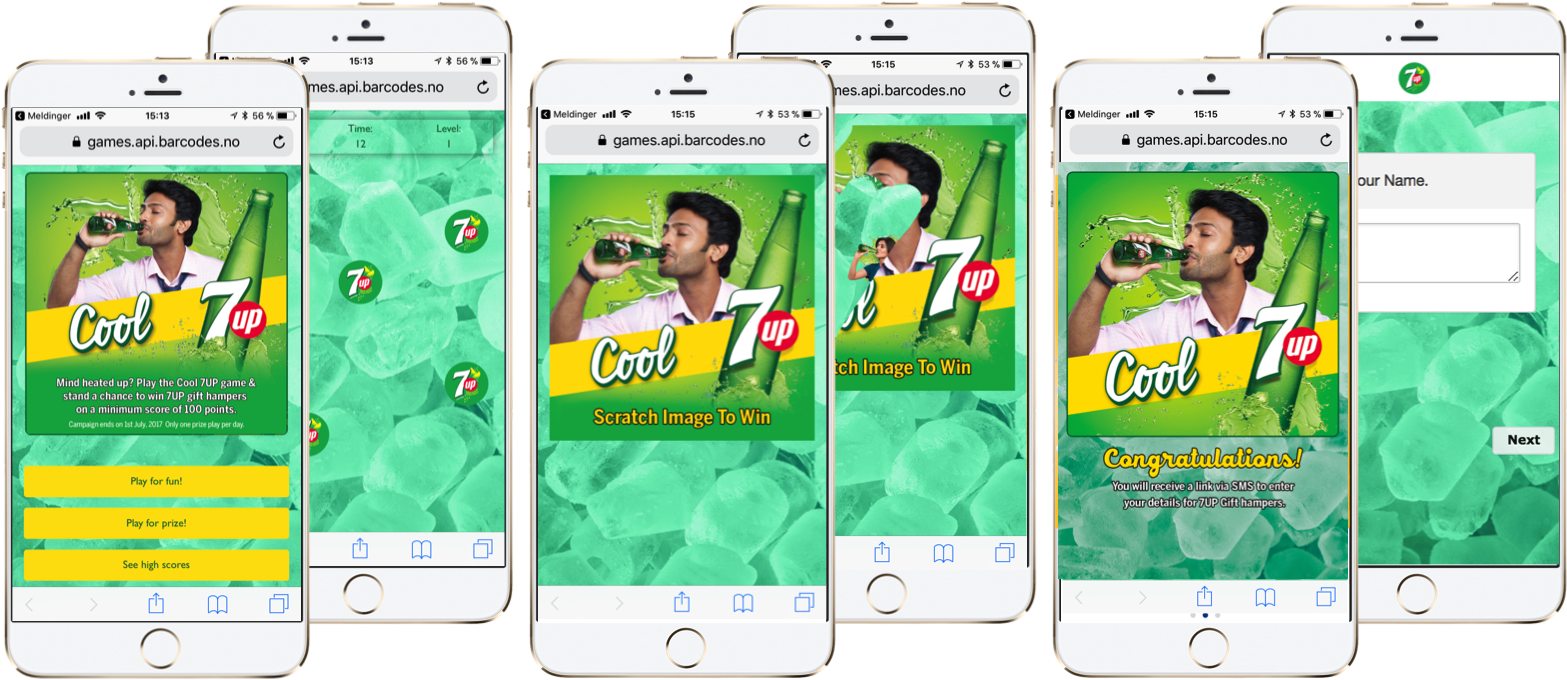 Download 7up Engage With Gamification - Smartphone - Full Size PNG ...