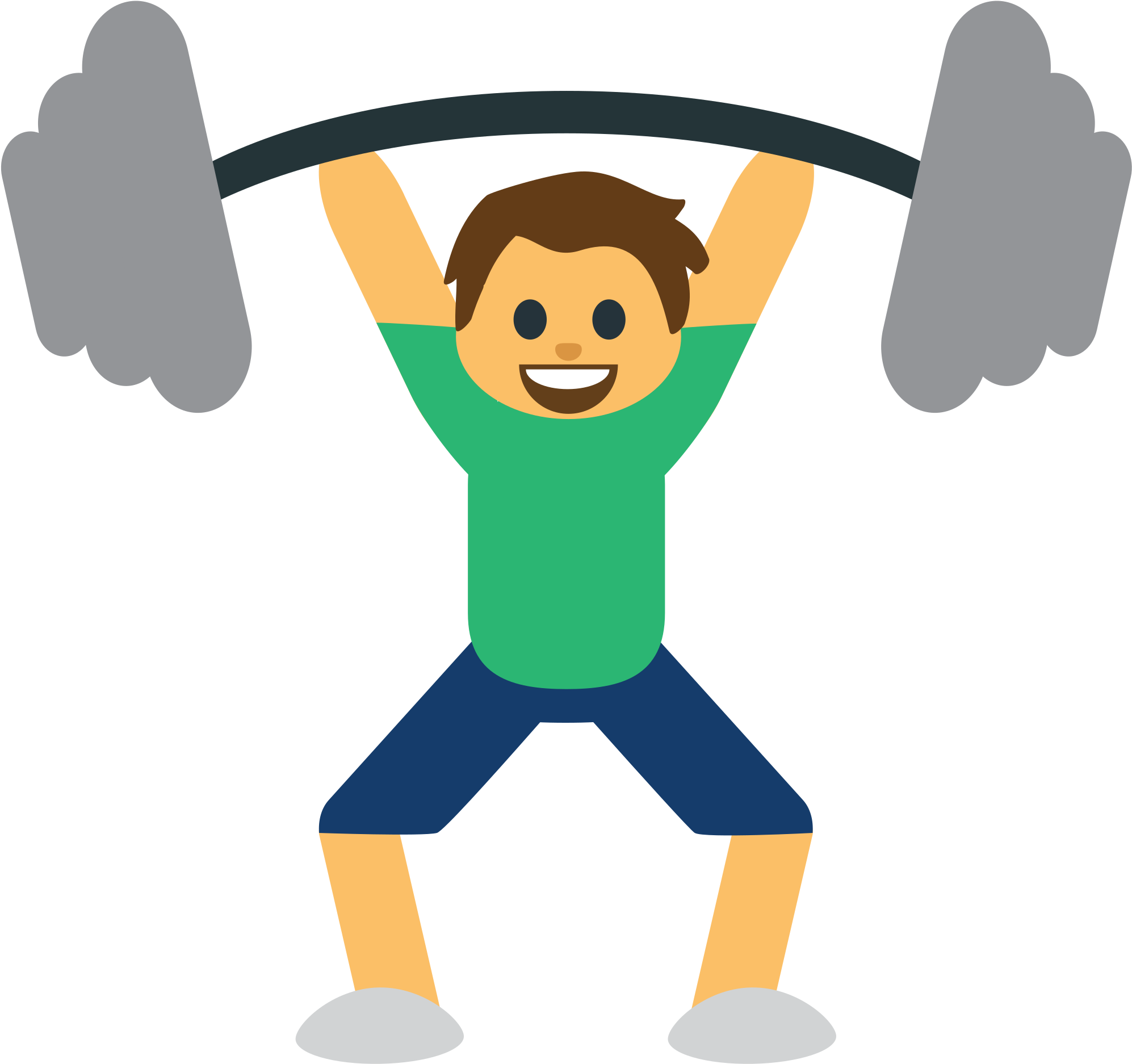 Download Barbell Clipart File - Cartoon - Full Size PNG Image - PNGkit
