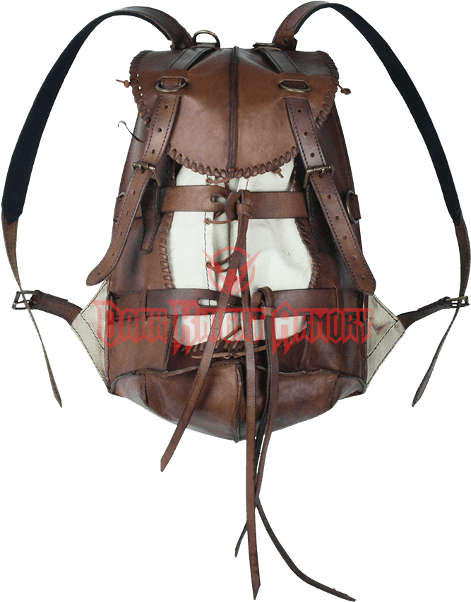 Download Adventurer Medieval Backpack - Full Size PNG Image - PNGkit