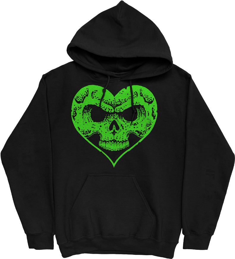 Download Alexisonfireneon Heartskull Pullover Hoodie - Alexisonfire ...