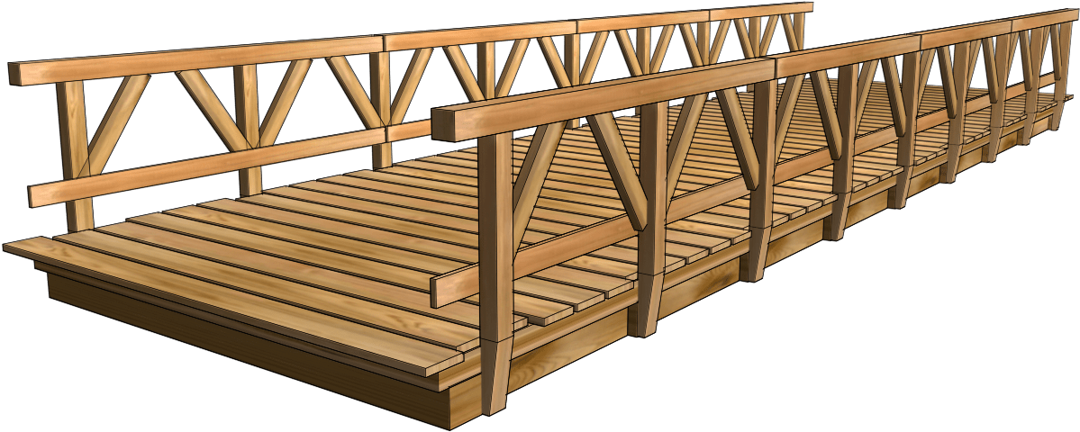 Download Download - Wooden Bridge Transparent - Full Size PNG Image ...