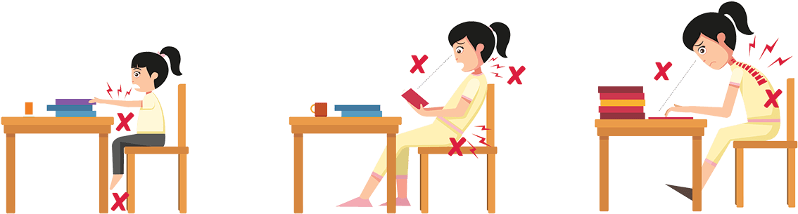 Download Does Your Child Sit With Correct Posture - Child Sitting ...