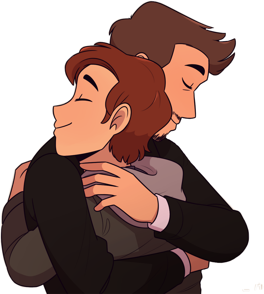 Download Marvel Sticker - Tony And Peter Father And Son - Full Size PNG ...