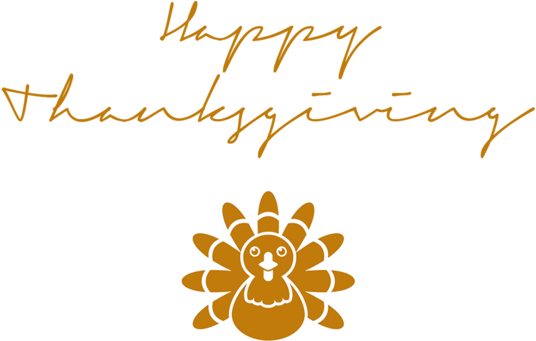 Download Happy Thanksgiving Signature Turkey Icon - Happy Thanksgiving ...