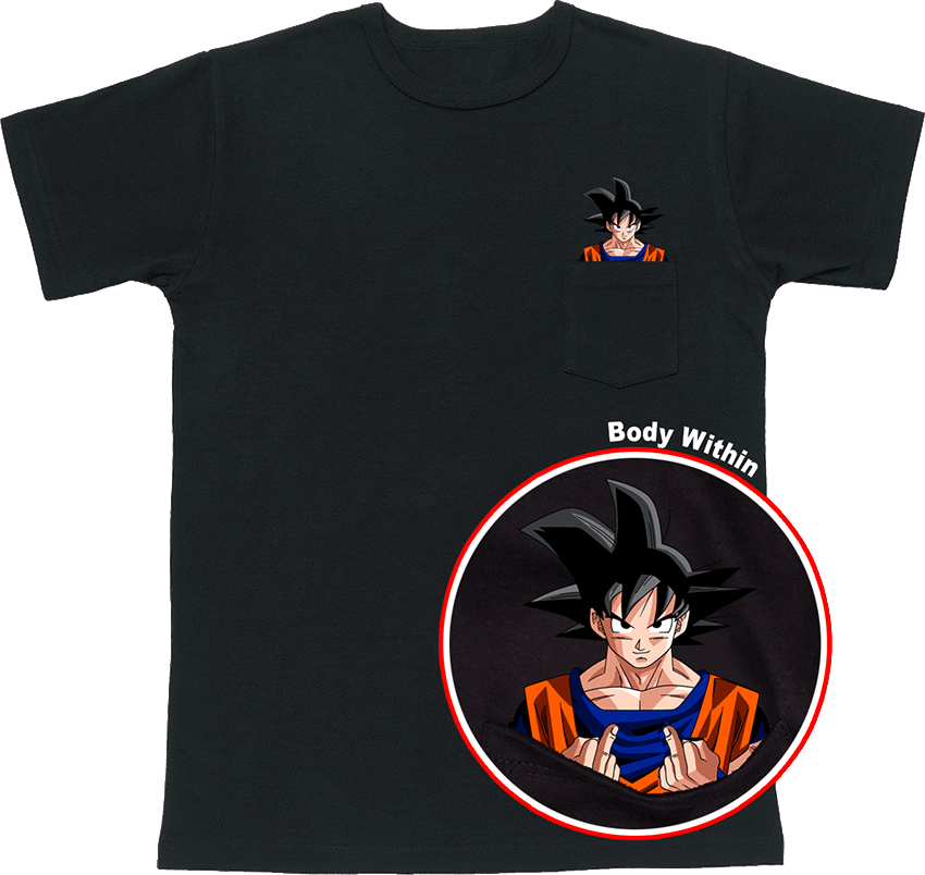 Download Goku & Vegeta Pocket T-shirt - Cartoon - Full Size PNG Image ...